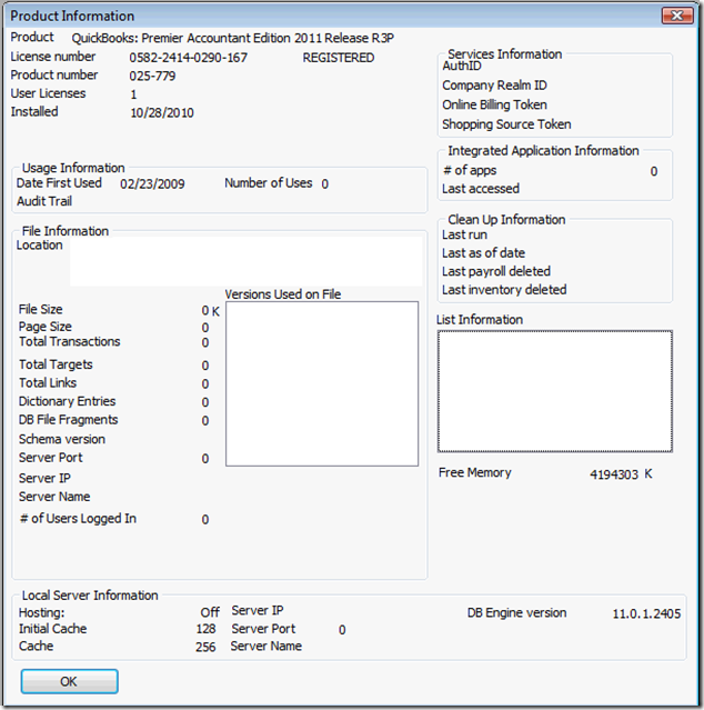 MPECS Inc. Blog: US QuickBooks 2011 R1 – Third Party Components Install ...